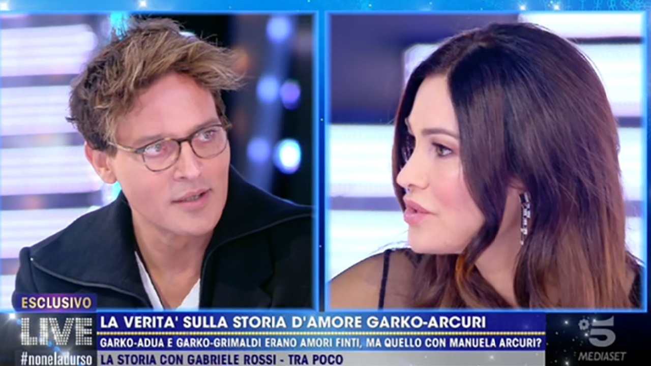 Manuela Arcuri e Garko, confronto a Live: la verità sul loro amore