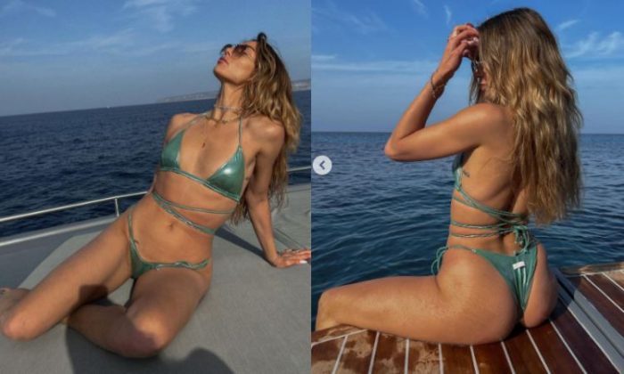 Soleil Sorge, costume micro: si mostra a 360° e spunta il dettaglio lì